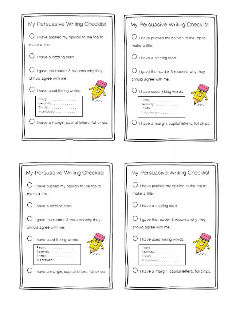 Persuasive Writing Guide | PDF