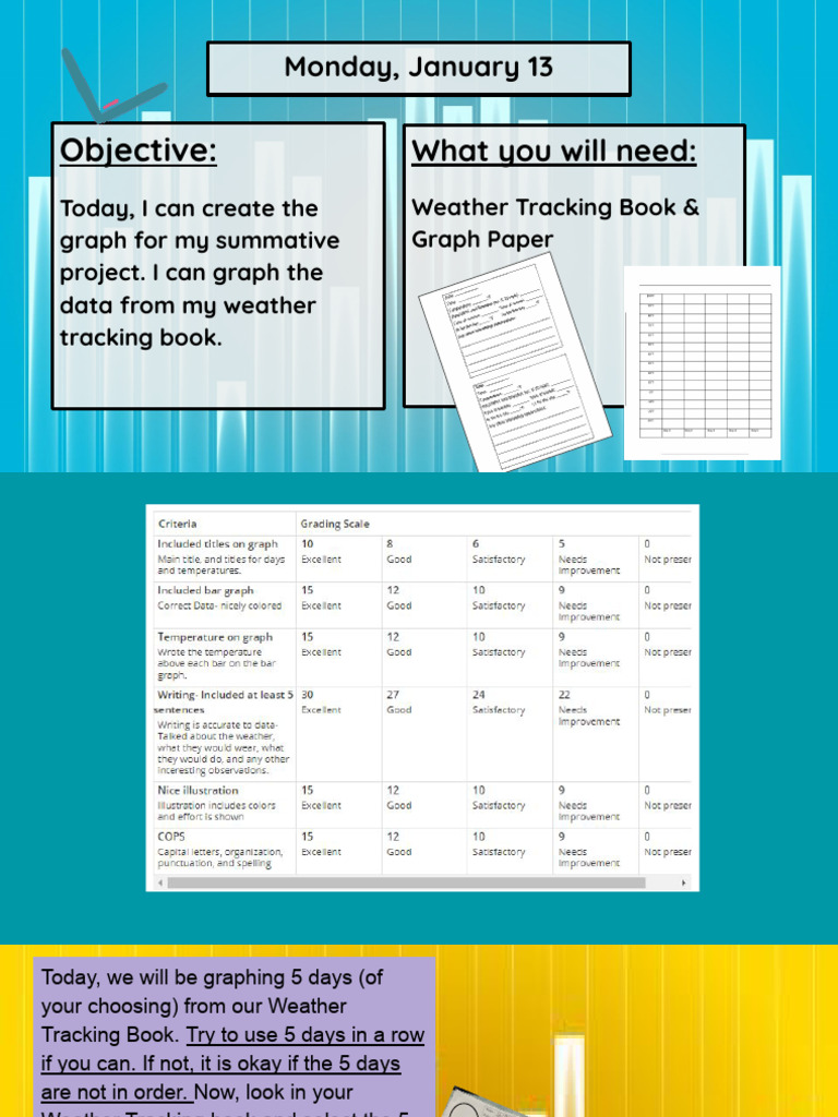 Weather Graphing and Writing Project | PDF | Weather | Atmosphere