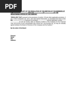 Auditor Appointment Consent Letter | PDF