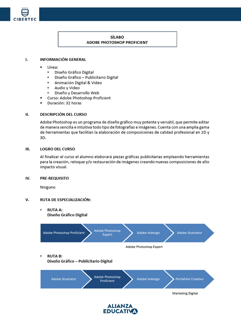Curso Adobe Photoshop Proficient 32h | PDF | Diseño gráfico | Adobe ...
