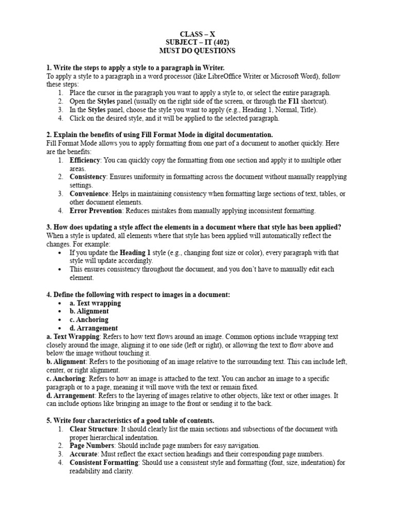 Must To Do Questions SST | PDF | Computer File | Databases