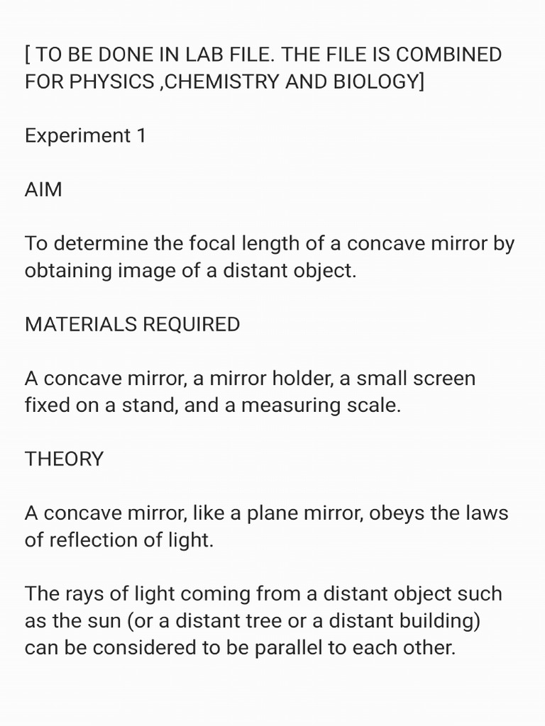 Lab Module Class 10 Physics_240515_092212 | PDF