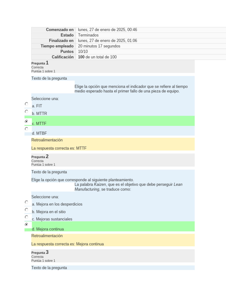 Evalua 3 | PDF | Planificación | Planificación de recursos empresariales