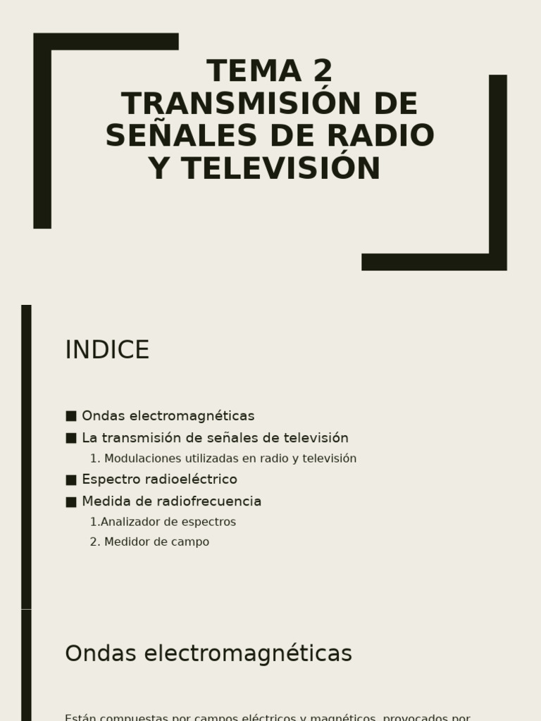 Transmisión de Señales de Radio y TV | PDF | Radio | Modulación