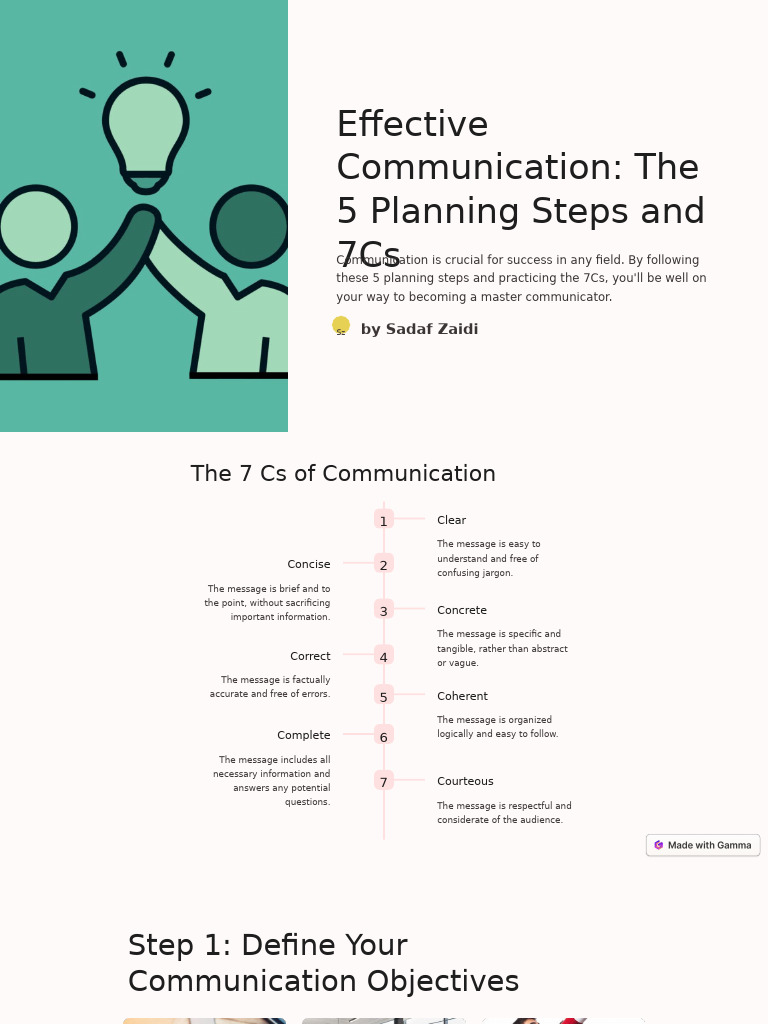 Communication Mastery Guide | PDF | Communication | Information