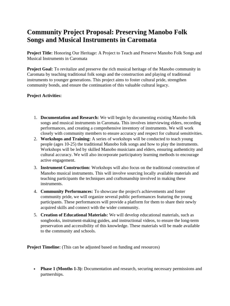 Community Project Proposal | PDF | Artificial Intelligence ...