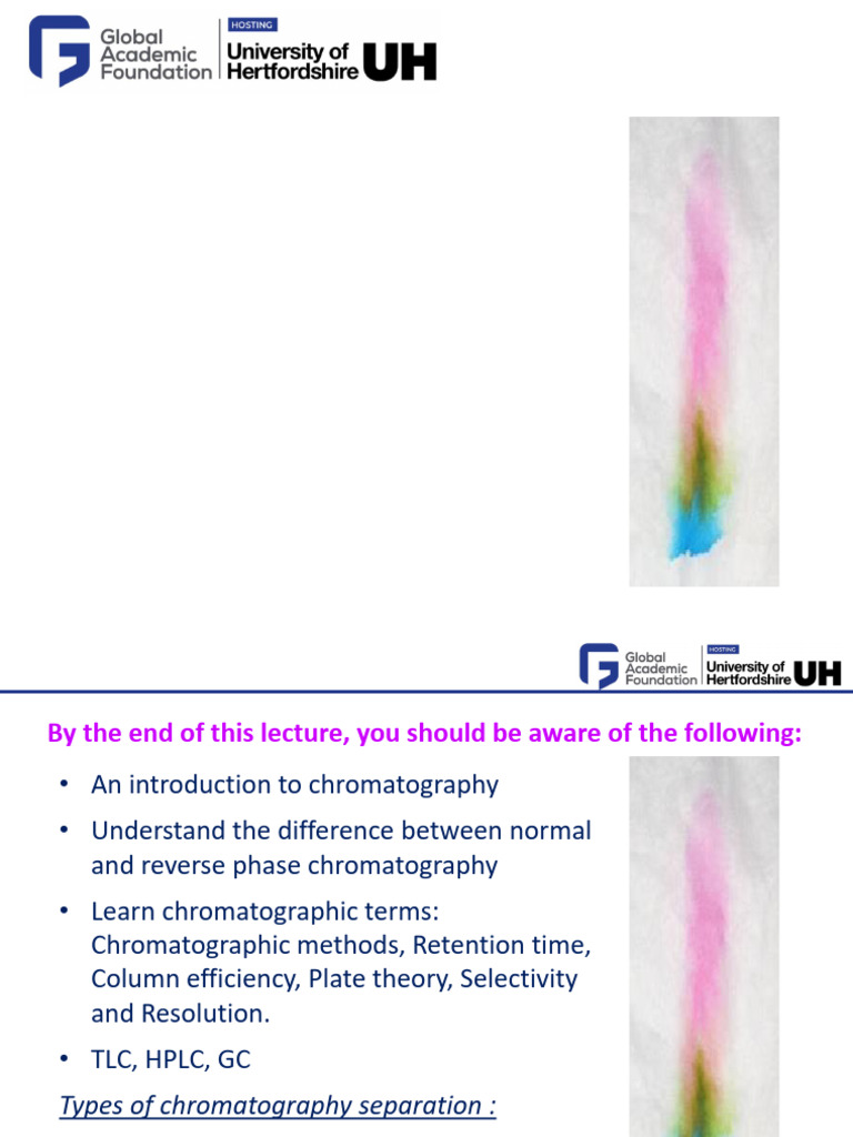 Chromatography Basics and Applications | PDF | Chromatography | Elution