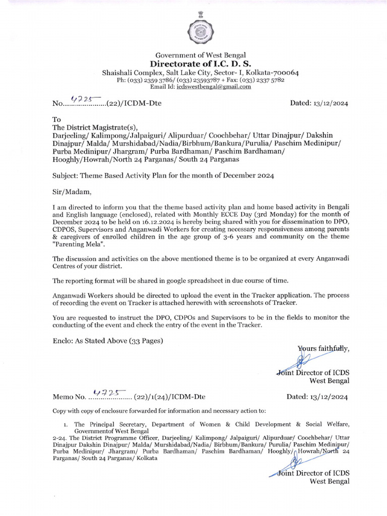 Monthly ECCE Day - December 2024 | PDF