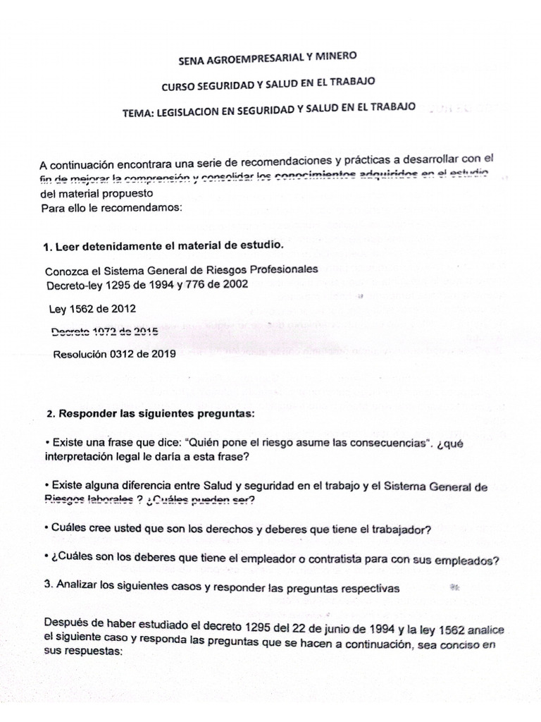 SST - Clase Complementaria | PDF