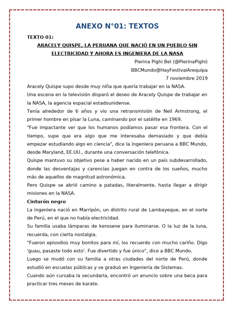 Unidad 8 - Anexos Sem 2a - Comunicación 2° | PDF | Nasa