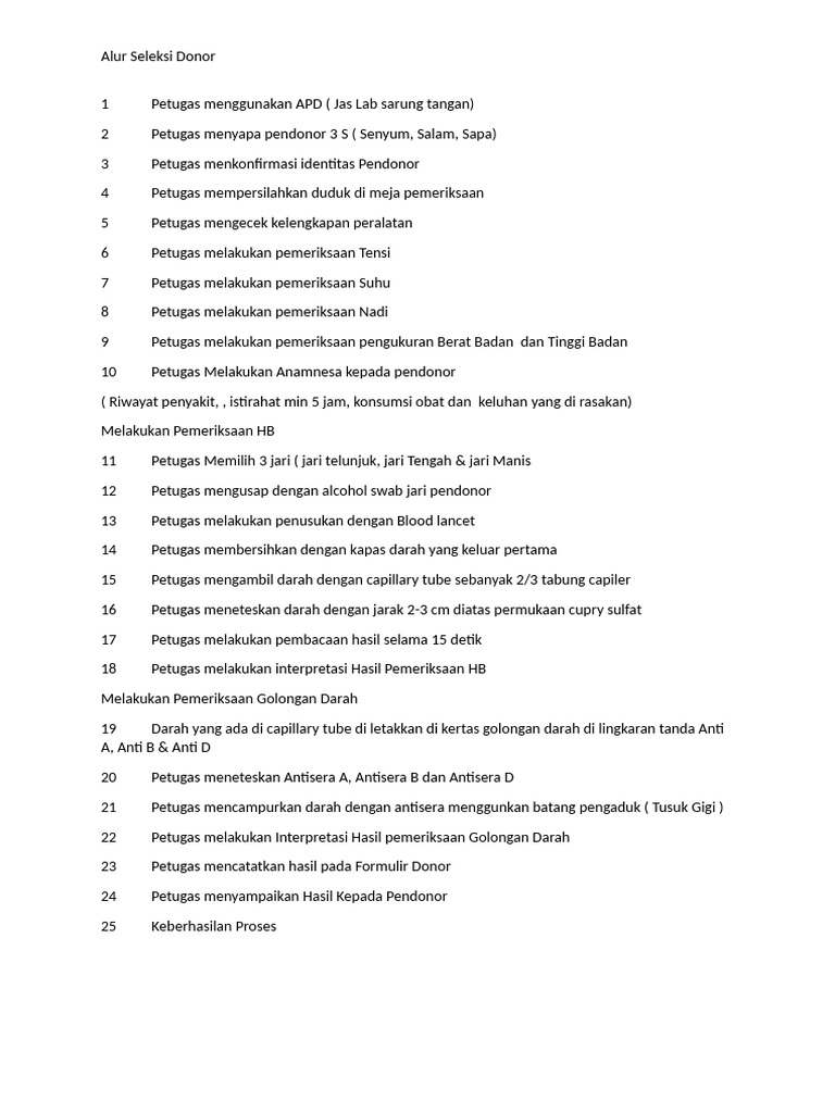 Alur Seleksi | PDF
