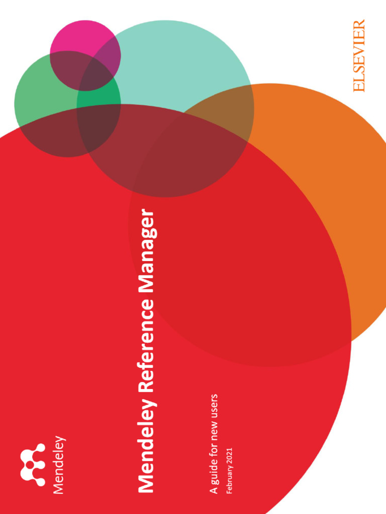 Mendeley Reference Manager - Quick User Guide - April 2019 | PDF