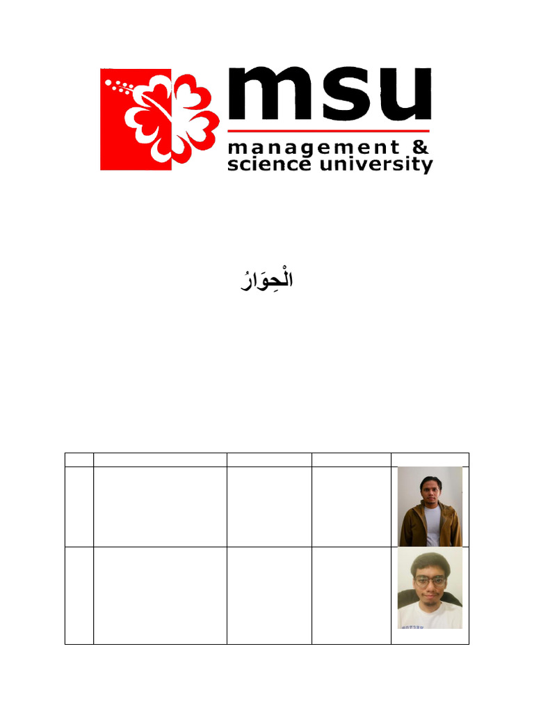 Assignment 2 | PDF | Verb | Arabic