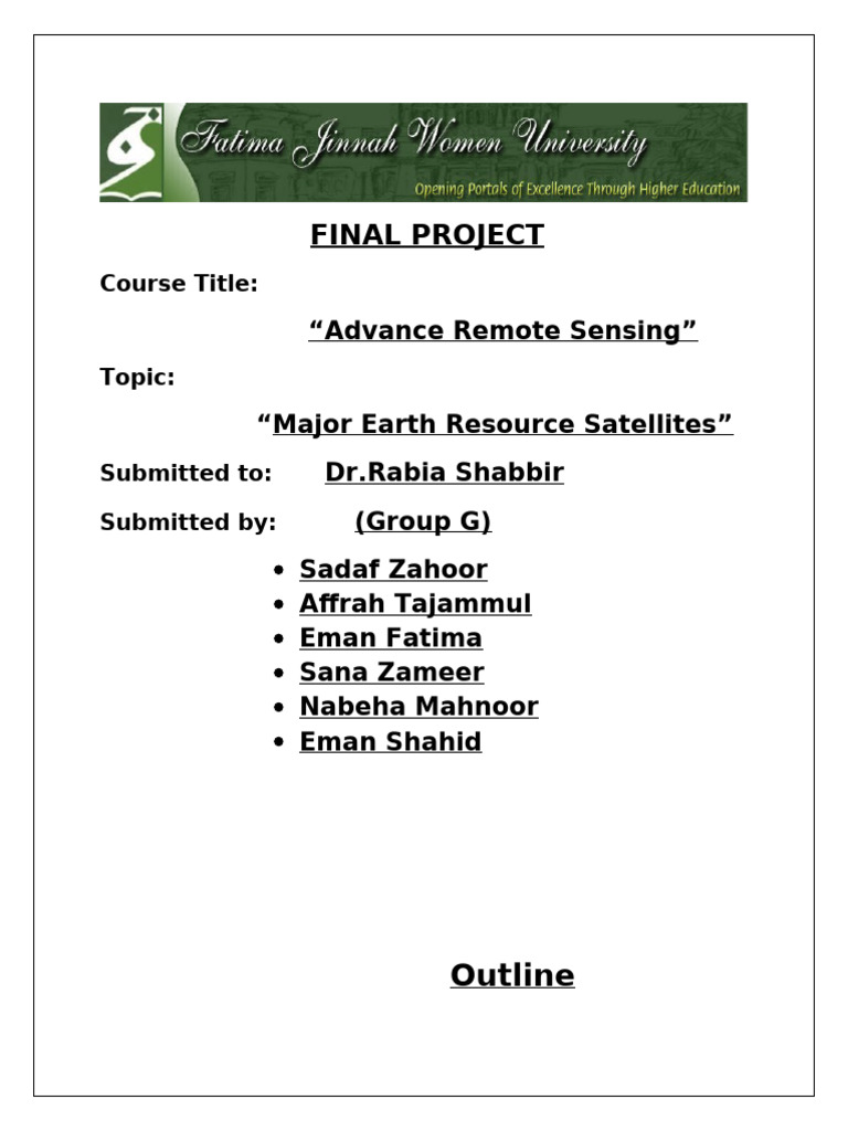 Types of Orbits Around The Earth in Which Satellites Revolve | PDF ...