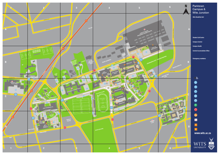 Wits Parktown Campus Map and Guide | PDF