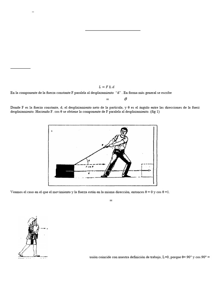 Trabajo y Energía en Física: Conceptos Clave | PDF | Fuerza | Poder ...
