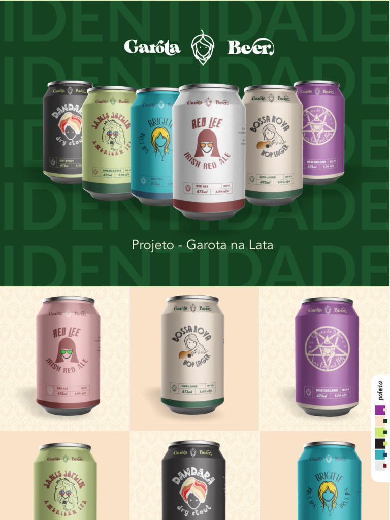 Rótulos - Cerveja GarotaFinal | PDF | Malte | Cerveja