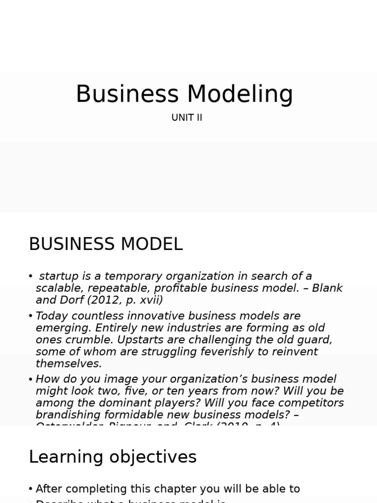 Business Modeling | PDF | Lean Startup | Franchising
