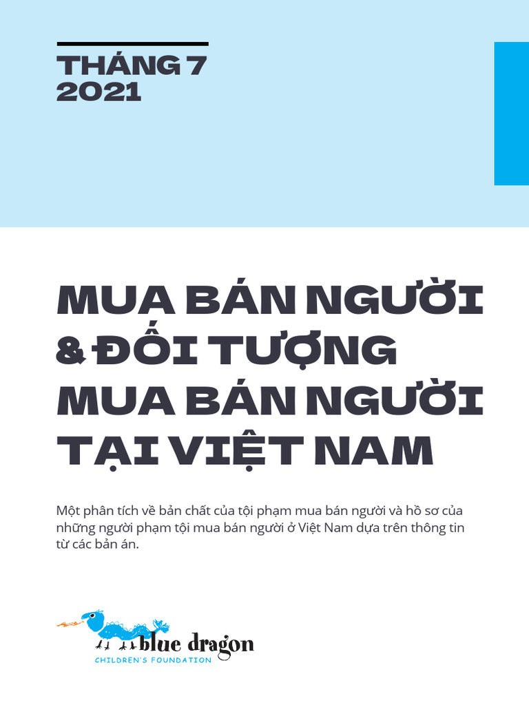 Mua Ban Nguoi Va Doi Tuong Mua Ban Nguoi Tai Viet Nam | PDF