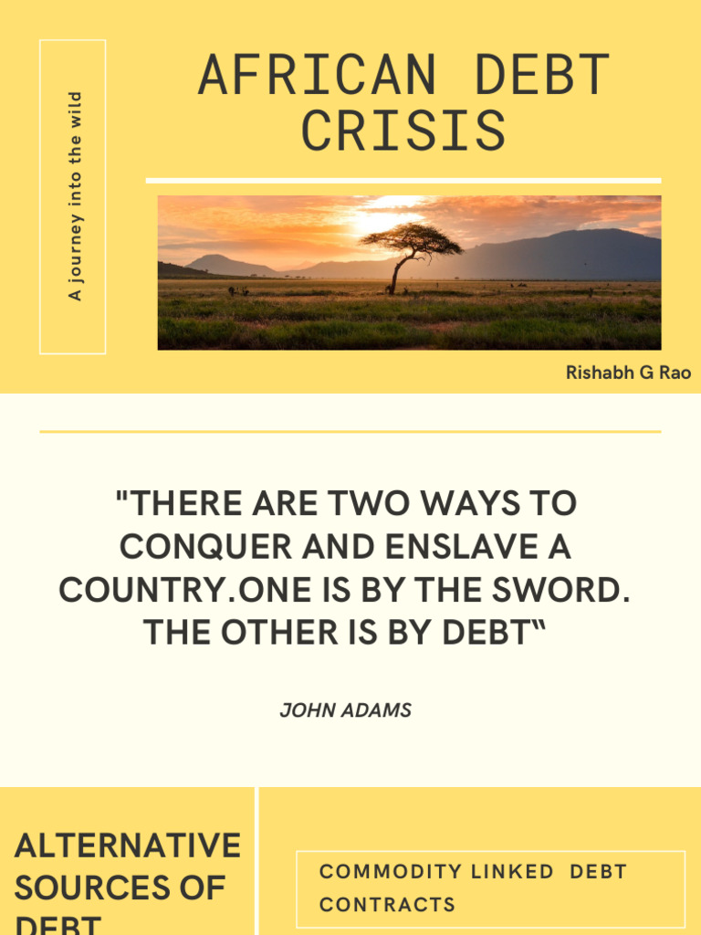 AFRICAN DEBT CRISIS | PDF