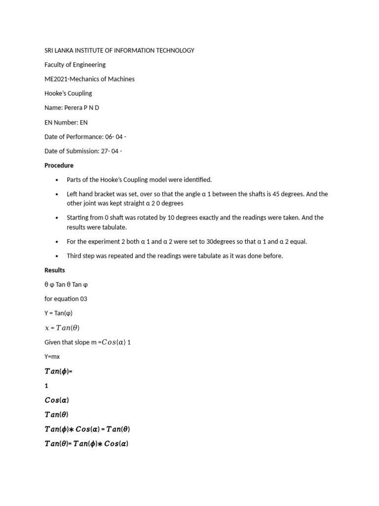 Lab Practical Hooks Practical | PDF | Classical Mechanics | Mechanical ...