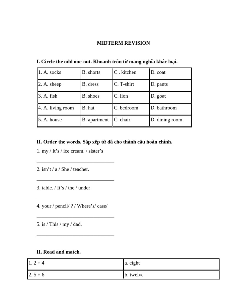 Midterm Revision 1 | PDF