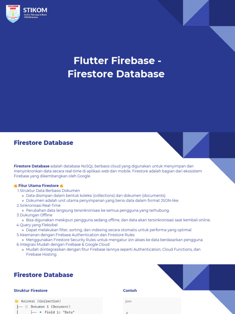 Firestore Database | PDF