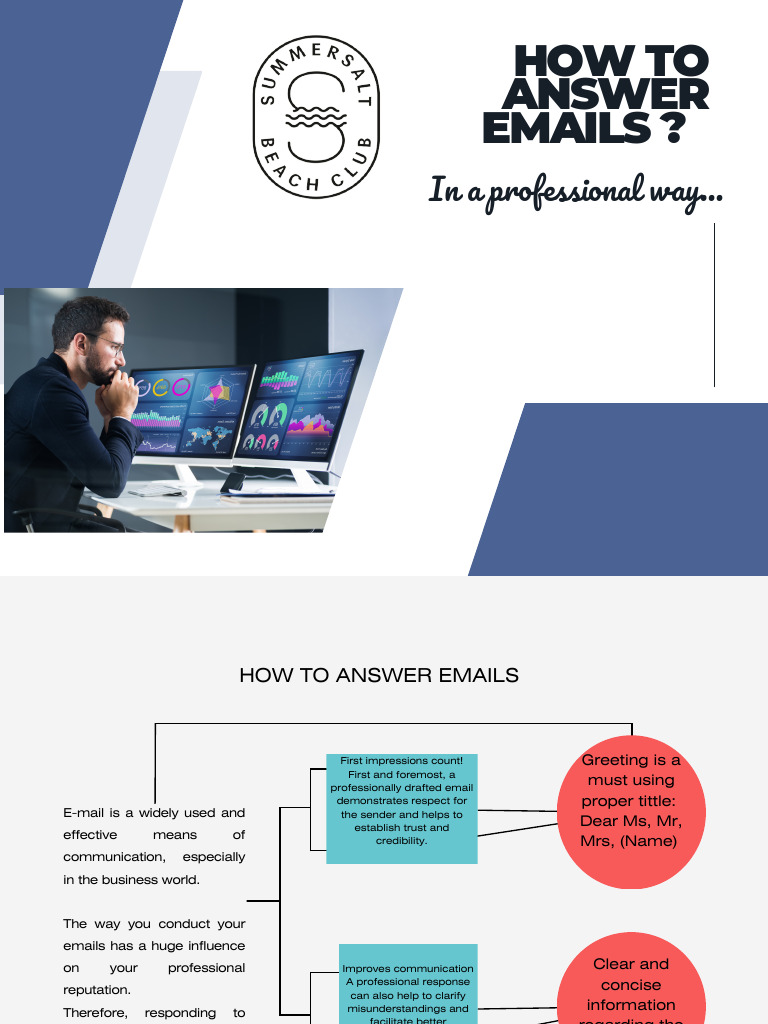 How To Answer Emails and Whats App Messages | PDF | Communication ...
