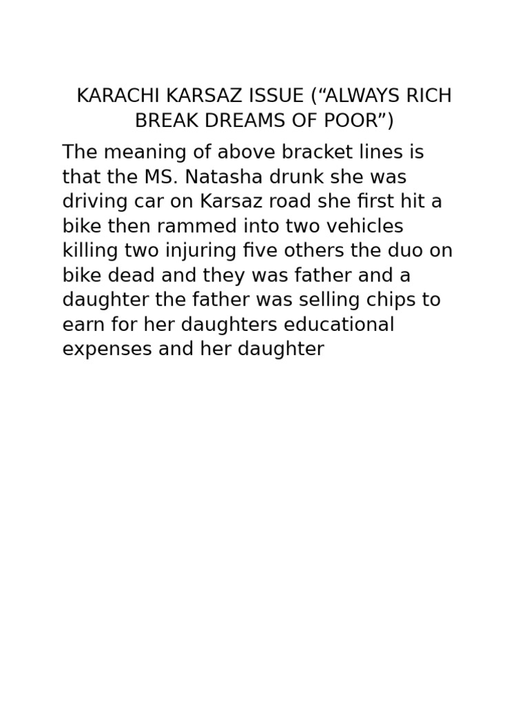 Karsaz Incident: Tragic Accident Report | PDF