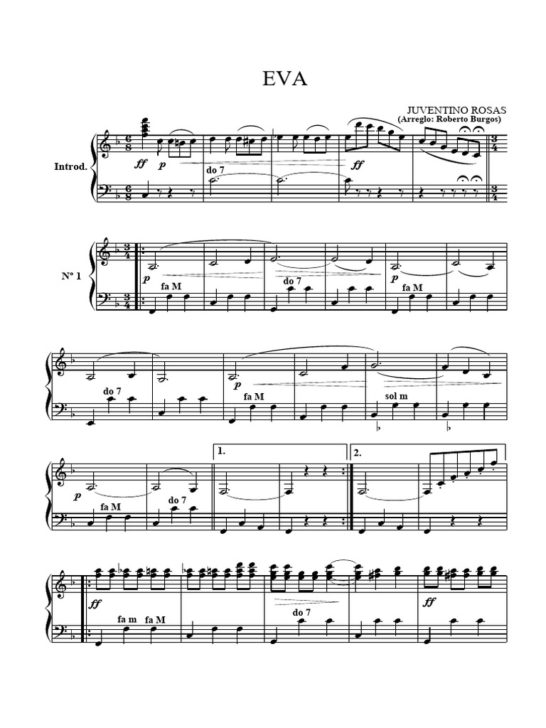 EVA (Arr. R. Burgos) | PDF