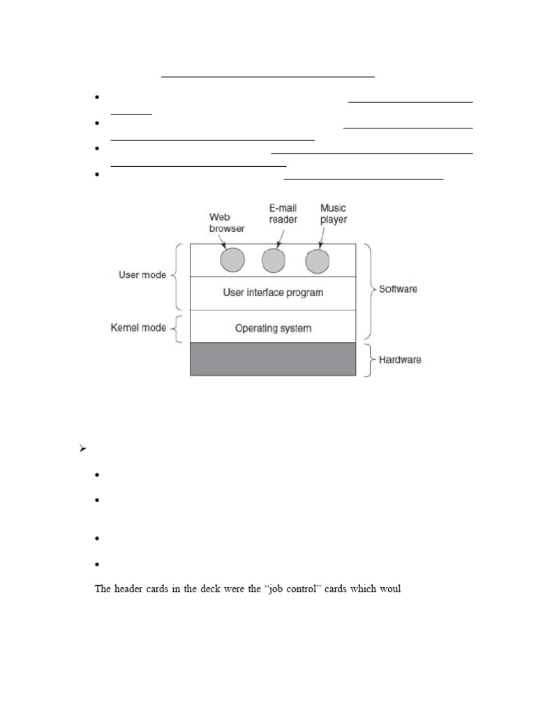 Unit I Introduction To Operating System Pdf Process Computing 1853