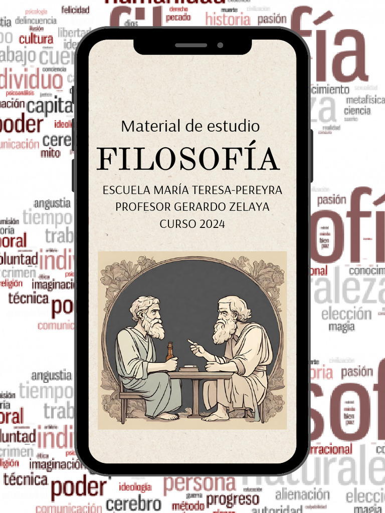 Material de estudio 2 filosofía 2024 portada | PDF | Platón | Sócrates