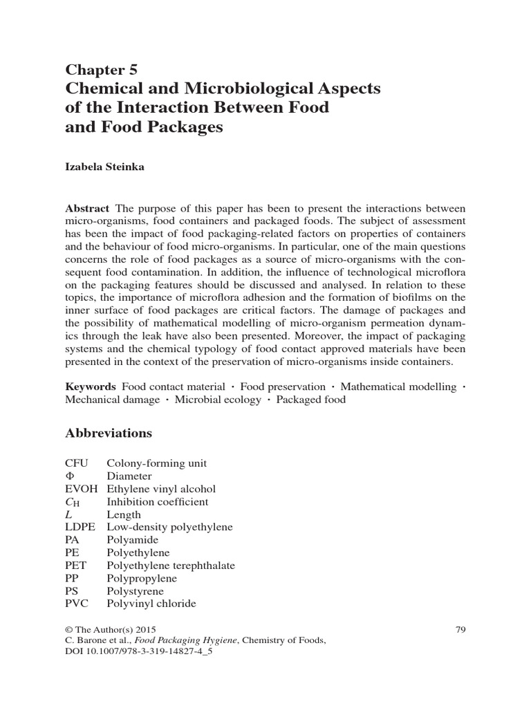 Chemical and Microbiological Aspects | PDF | Biofilm | Paperboard