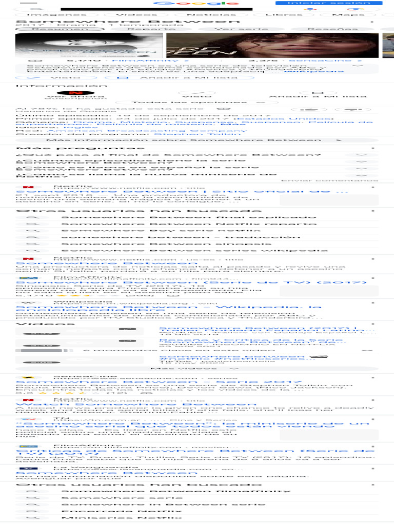 Serie Netflix Somewhere Between - Buscar Con Google | PDF