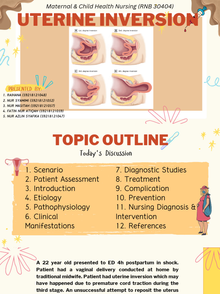 Group 3 Uterine Inversion - 20231121 - 112506 - 0000 | PDF | Uterus | Vagina