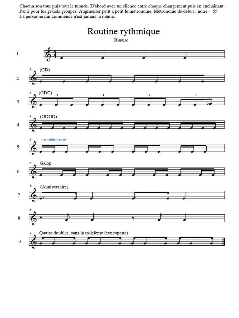 Solfège 1 | PDF