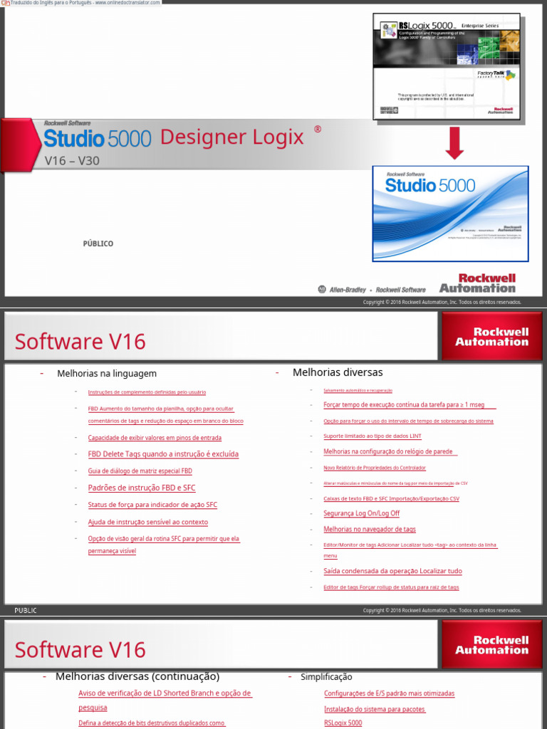 STUDIO 5000 Logix Rockwell Automotion .En - PT | PDF | Automação ...