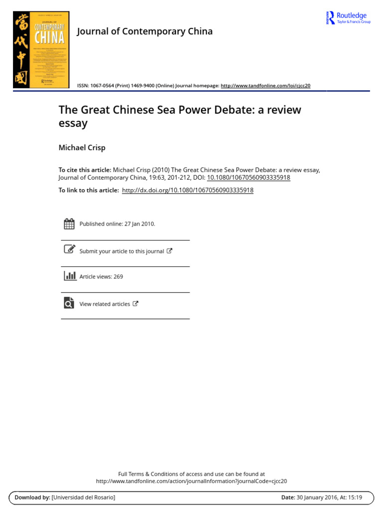 China Maritimo | PDF | Alfred Thayer Mahan | China