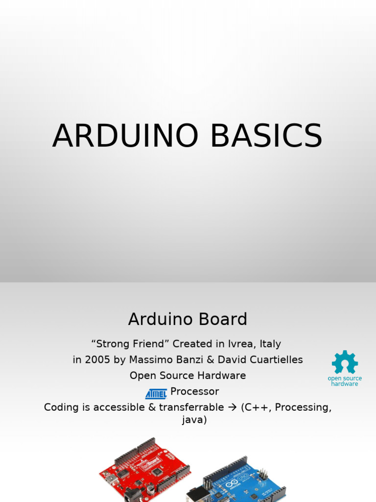 Introduction to Arduino | PDF | Arduino | Resistor
