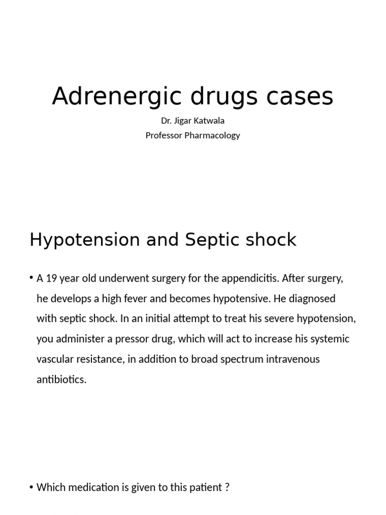 Adrenergic Cases2 | PDF