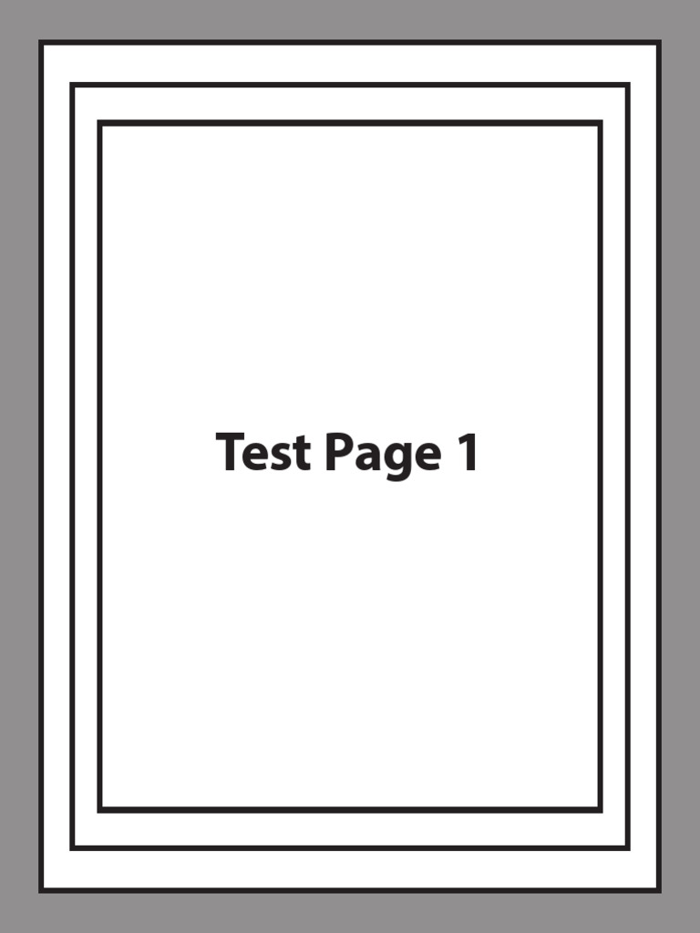 Booklet Test | PDF