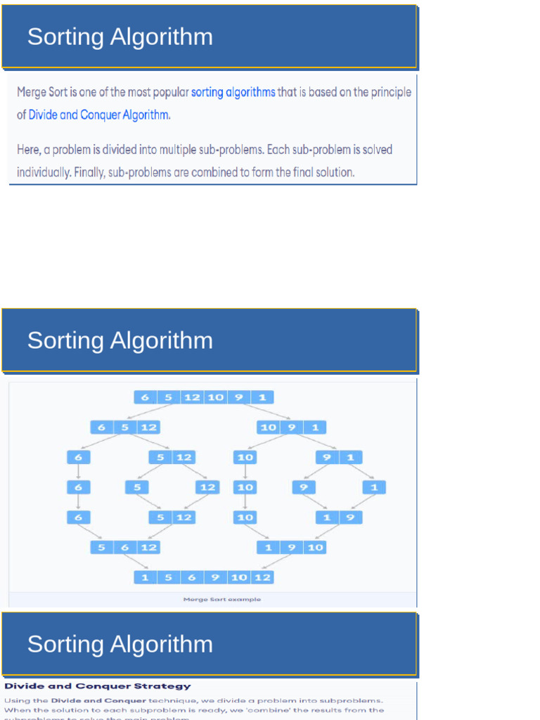Understanding Sorting Algorithms | PDF