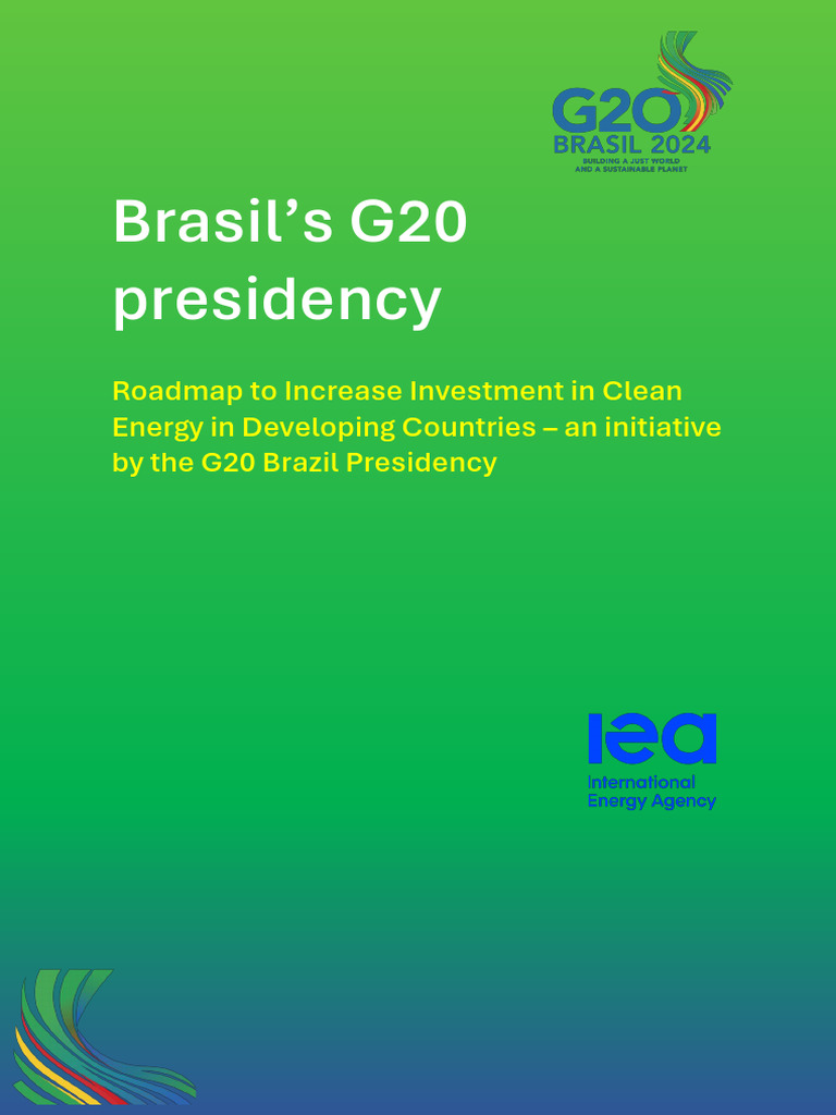 G20 Brazil: Clean Energy Investment Roadmap | PDF | Sustainable Energy ...