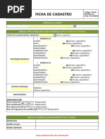 Modelo Ficha para Cadastro de Cliente | PDF