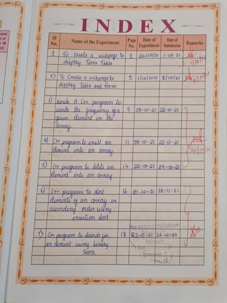2nd Puc Record | PDF