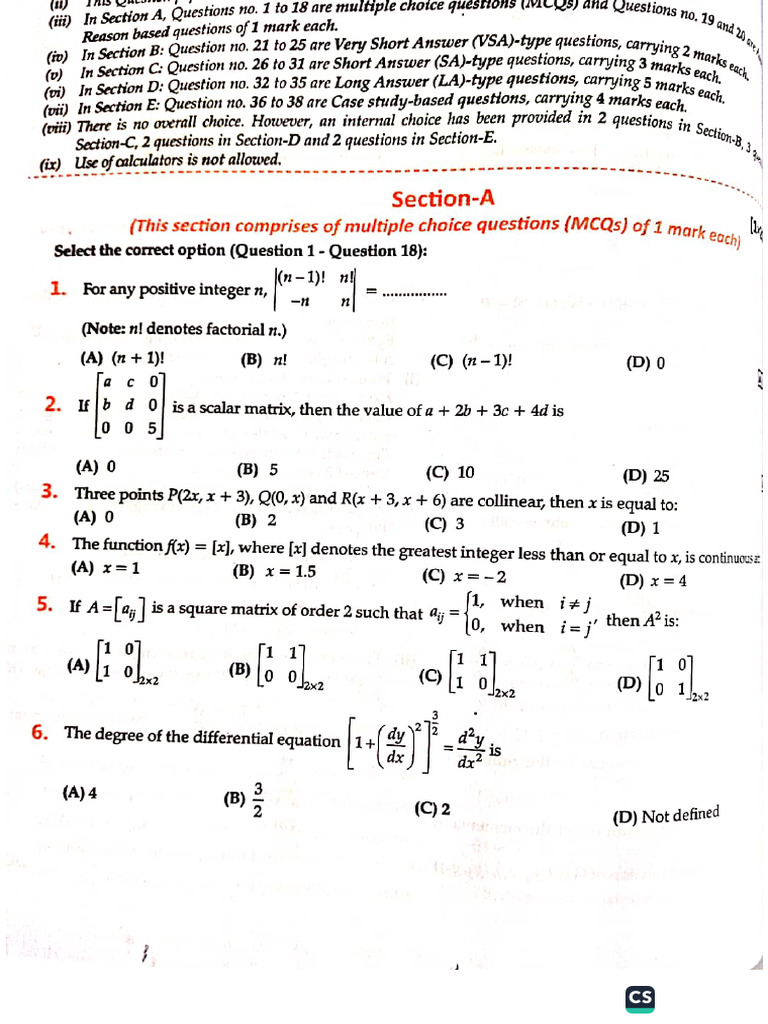 2025_ XII Sample Paper -2 | PDF