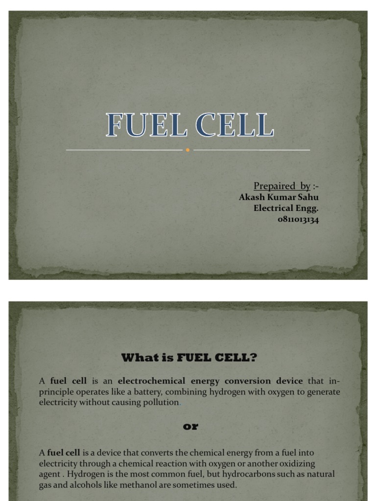 Fuel Cell | PDF