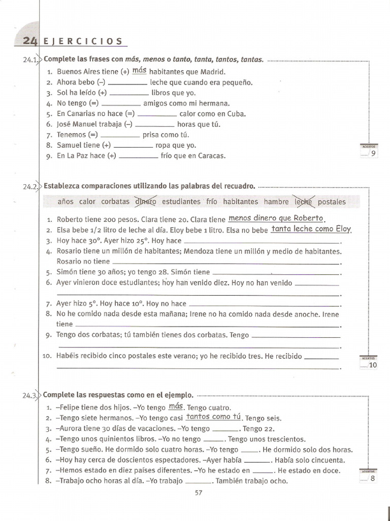 Gramatica de Uso Del Espanol A1-B2 (Przeciągnięte) 3 | PDF