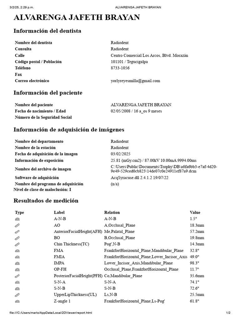 ALVARENGA JAFETH BRAYAN.pdf TWEED | PDF | Procesamiento de imágenes | Medicina CLINICA