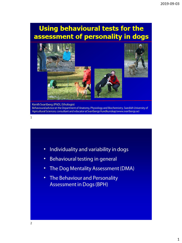 k_svartberg_presentation - Using behavioural tests for the assement of ...